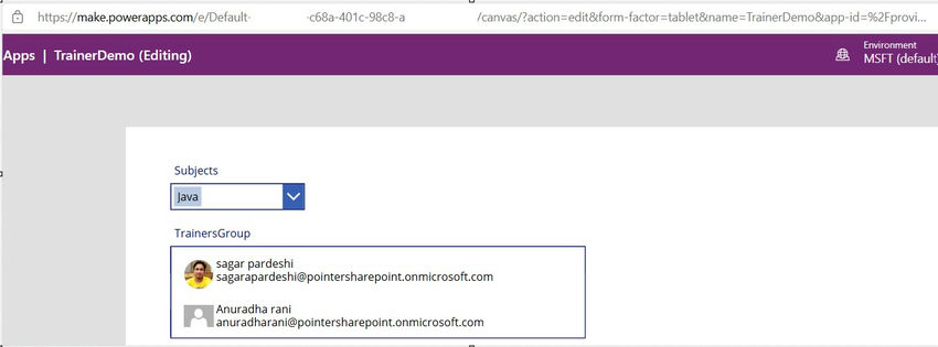 Populate Trainer’s Group Depending Upon Dropdown Value Populate Trainer’s Group Depending Upon Dropdown Value